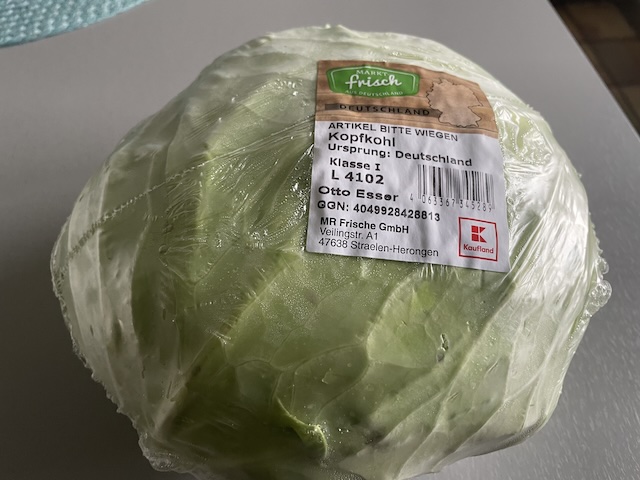 ドイツのキャベツ（Weißkohl）は硬い！〜これからは柔らかいものが主流になるかも？ | うさぎのドイツとドイツ語